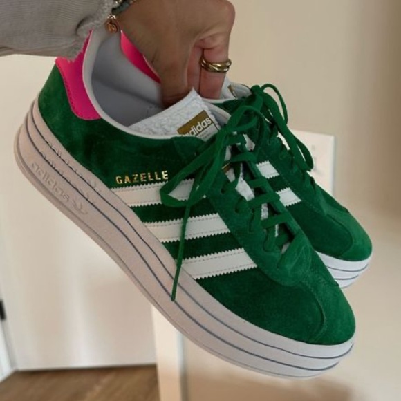 adidas Originals | Shoes | Adidas Originals Gazelle Bold In Green And ...